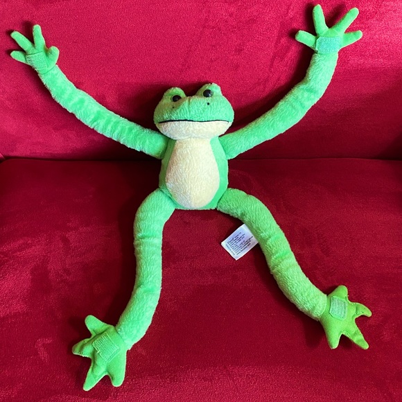 Fiesta | Toys | Stuffed Frog With Velcro Hands And Feet | Poshmark